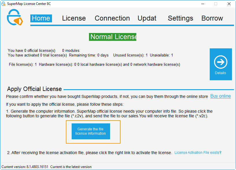 Local License Configuration