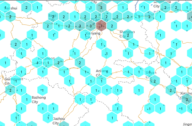 Grid Aggregation Map
