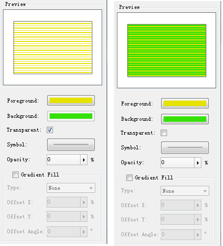 Setting Fill Symbol Styles