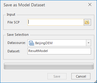 Save as Model Dataset